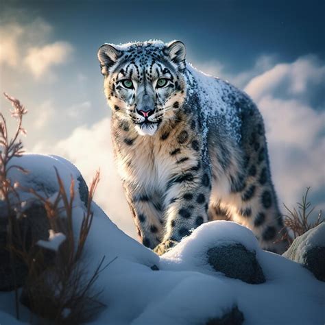 Image result for Snow Leopard Portrait