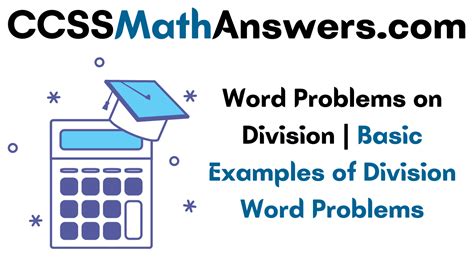 Image result for Division Word Problems Examples
