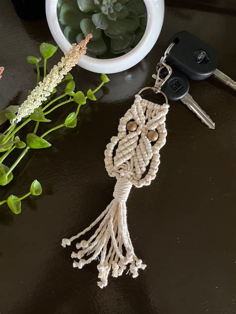 Image result for Tutorial Macrame Owl Keychain