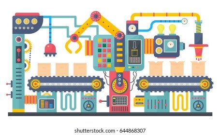 Image result for Machine Assembly Line Cartoon