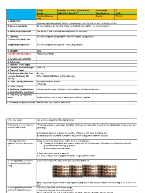 Image result for Context Setting for a Lesson Plan