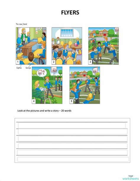 Image result for Flyers Writing Picture Story Examples