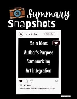 Image result for Summarizing Activity