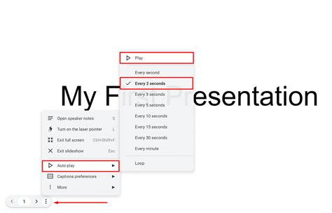 Image result for How to Play Slideshow Automatically