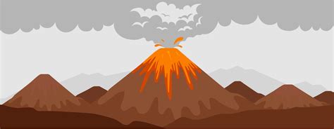 Image result for Volcano Vector