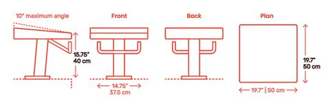 Swimming Starting Blocks Dimensions & Drawings | Dimensions.com