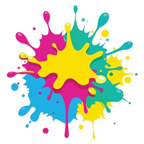 Image result for Colorful Paint Splatter Vector