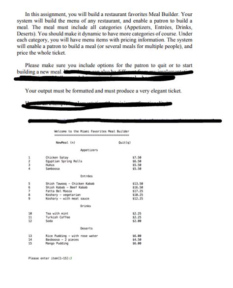 Image result for W06 Restaurant Assignment Tutorial