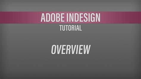 Image result for Adobe InDesign Overview