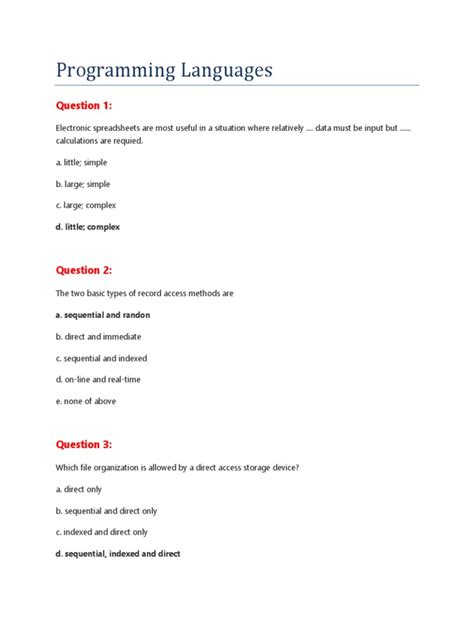 Image result for Test About Programming Languages Computer