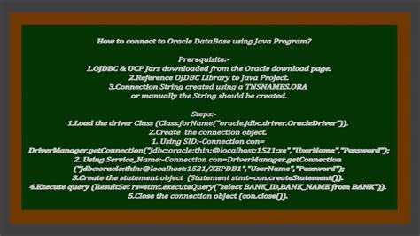 Image result for Connexion Java/Oracle