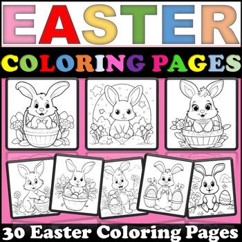 Image result for Easter Spring Coloring Pages