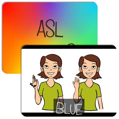 Asl Colors Printable