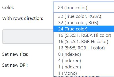 Image result for Convert BMP File 24-Bit RGB Color