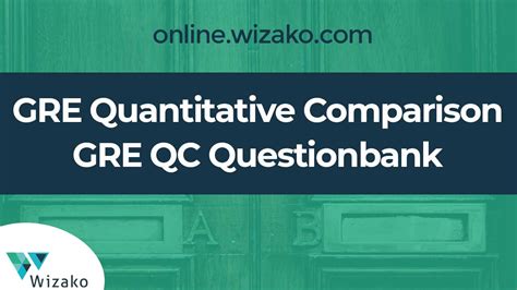 Image result for Example of a Quantative Comparison Question GRE