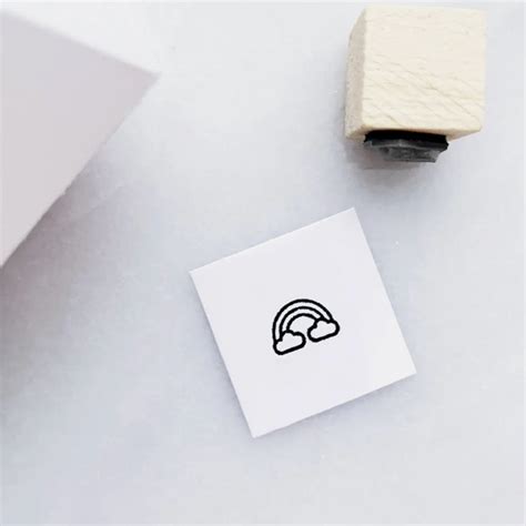 Image result for Rainbow Connection Rubber Stamp