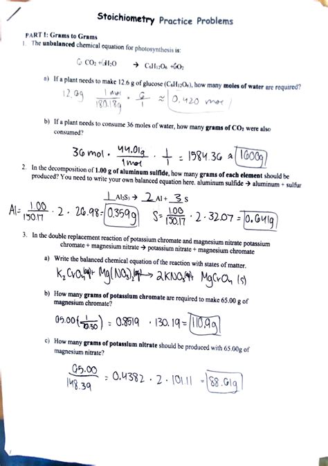 Image result for Stoichiometry Example Word Problems