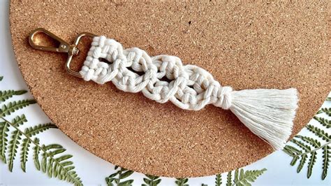 Image result for Macrame Key Ring Tutorial