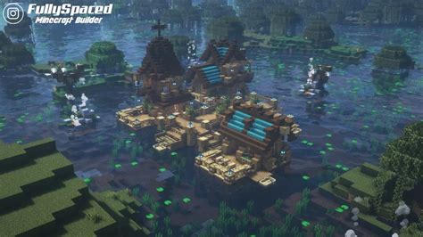 Image result for Minecraft Swamp Village Map