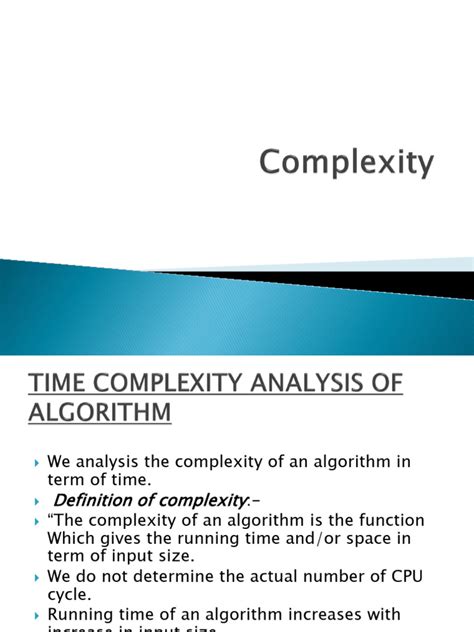Image result for Introduction to Common Complexity PDF