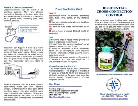 Image result for Water Cross Connection