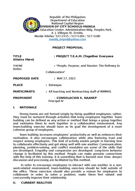 Image result for Background of Project Proposal Example