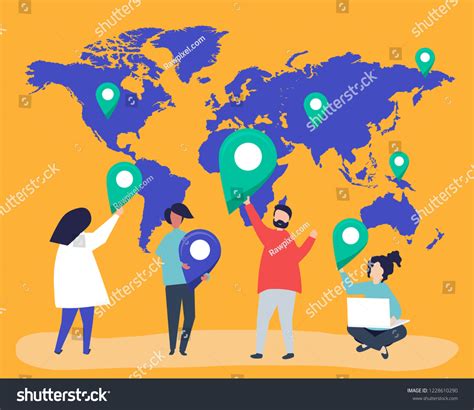 Image result for Person Using a Map Vector
