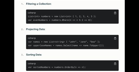 Image result for How to Use LINQ
