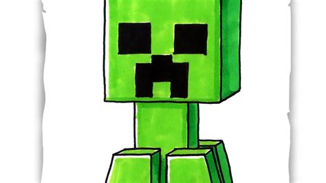 Image result for Draw Minecraft Creeper