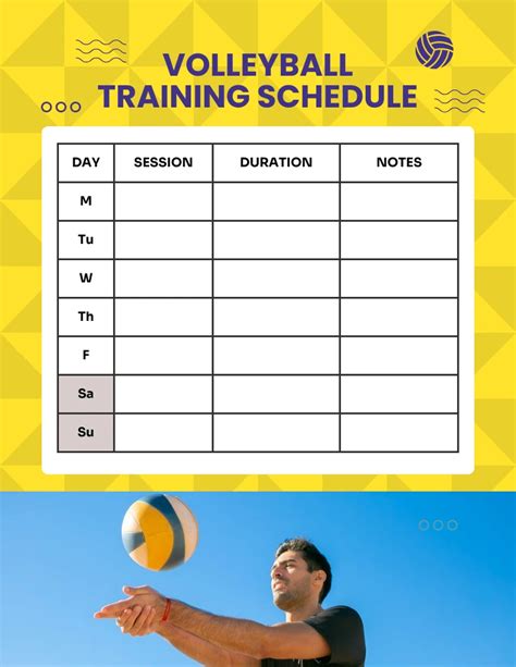 Image result for Volleyball Training Program Example