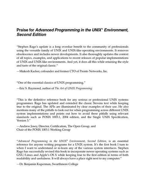 Image result for Advanced Programming in the Unix Environment