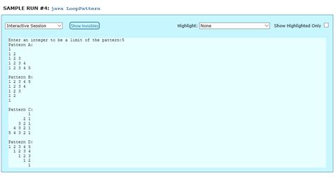 Image result for Patterns by Using Loops
