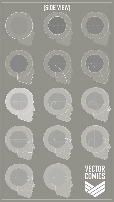 Image result for Side Veiw Head Tutorial