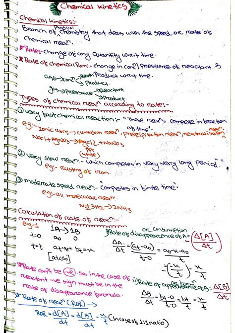 Image result for Chemical Kinetics Class 12 All Graphs