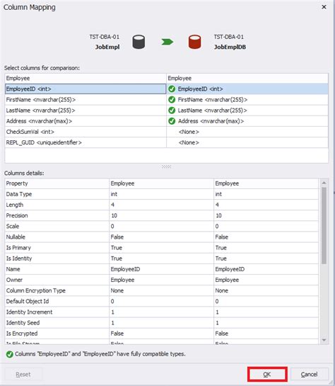 Image result for Compare Two SQL Tables