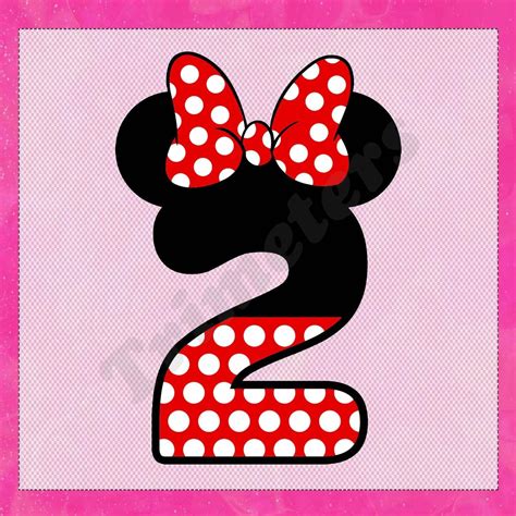 Image result for Minnie Mouse Numbers