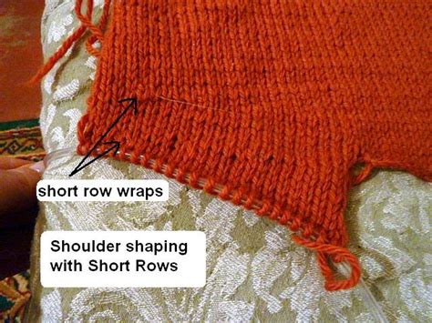 Image result for Short Row Shoulder Shaping