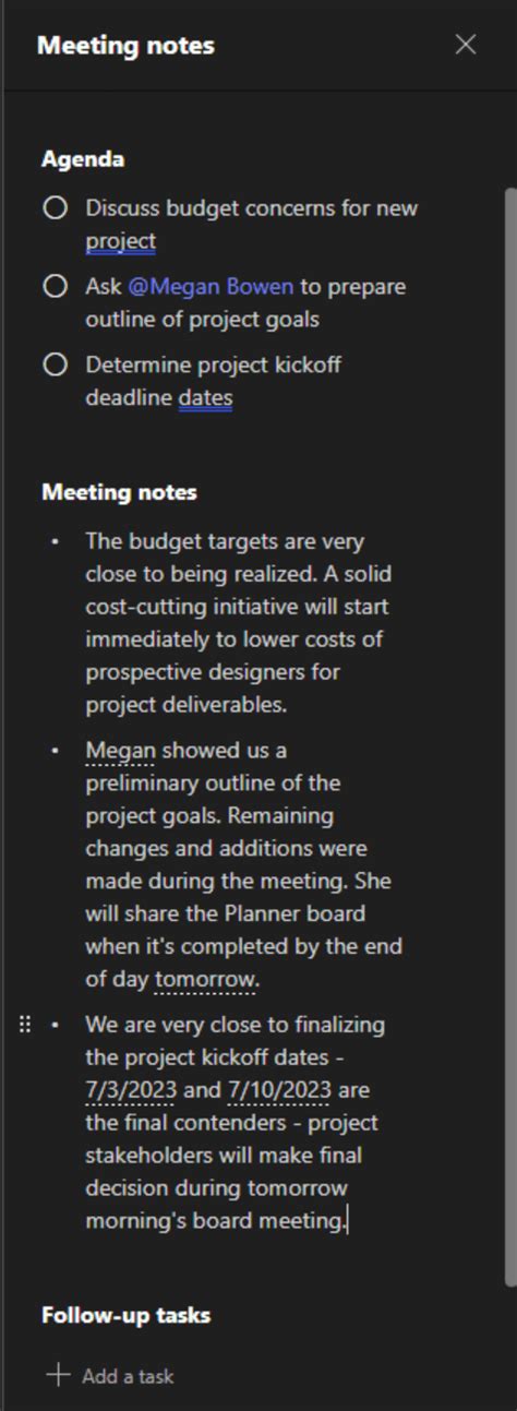 Image result for Teams Notes Function