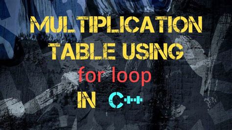 Image result for Multiplication Table Using Loop in C