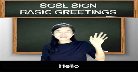 Image result for Sign Language Basic Greetings