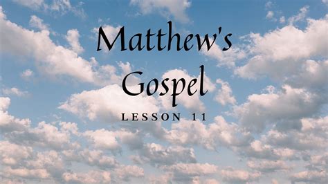 Image result for BSF Matthew Lesson 4 Lecture