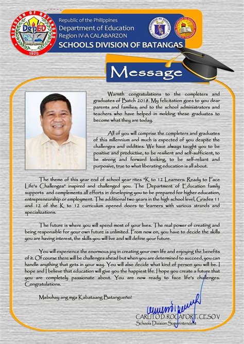 Image result for Graduation Message Tagalog