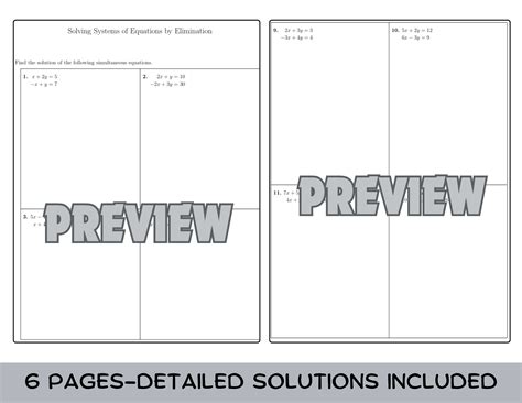 Image result for Elimination Math Problems Worksheet