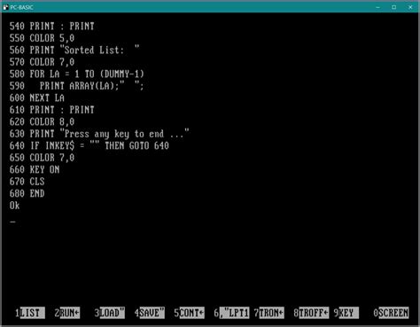 Image result for Old Basic Code Sample