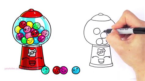 Image result for Gumball Machine Drawing