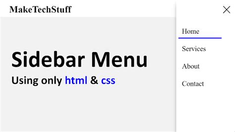 Image result for Sidebar Menu Flask