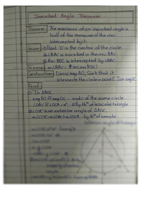 Image result for Inscribed Angle Theorem Proof