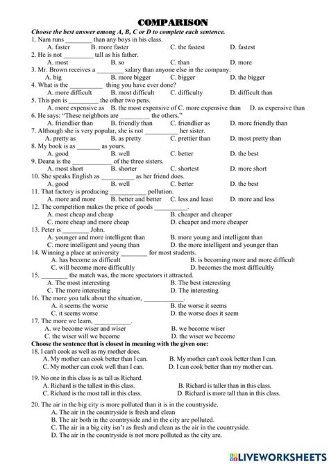 Image result for Comparison Operators Activity