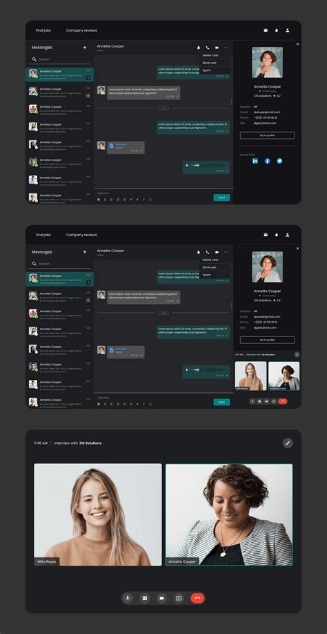 Image result for Messenger UI/UX Design