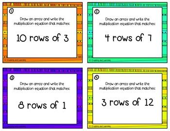 Image result for Array Task Cards